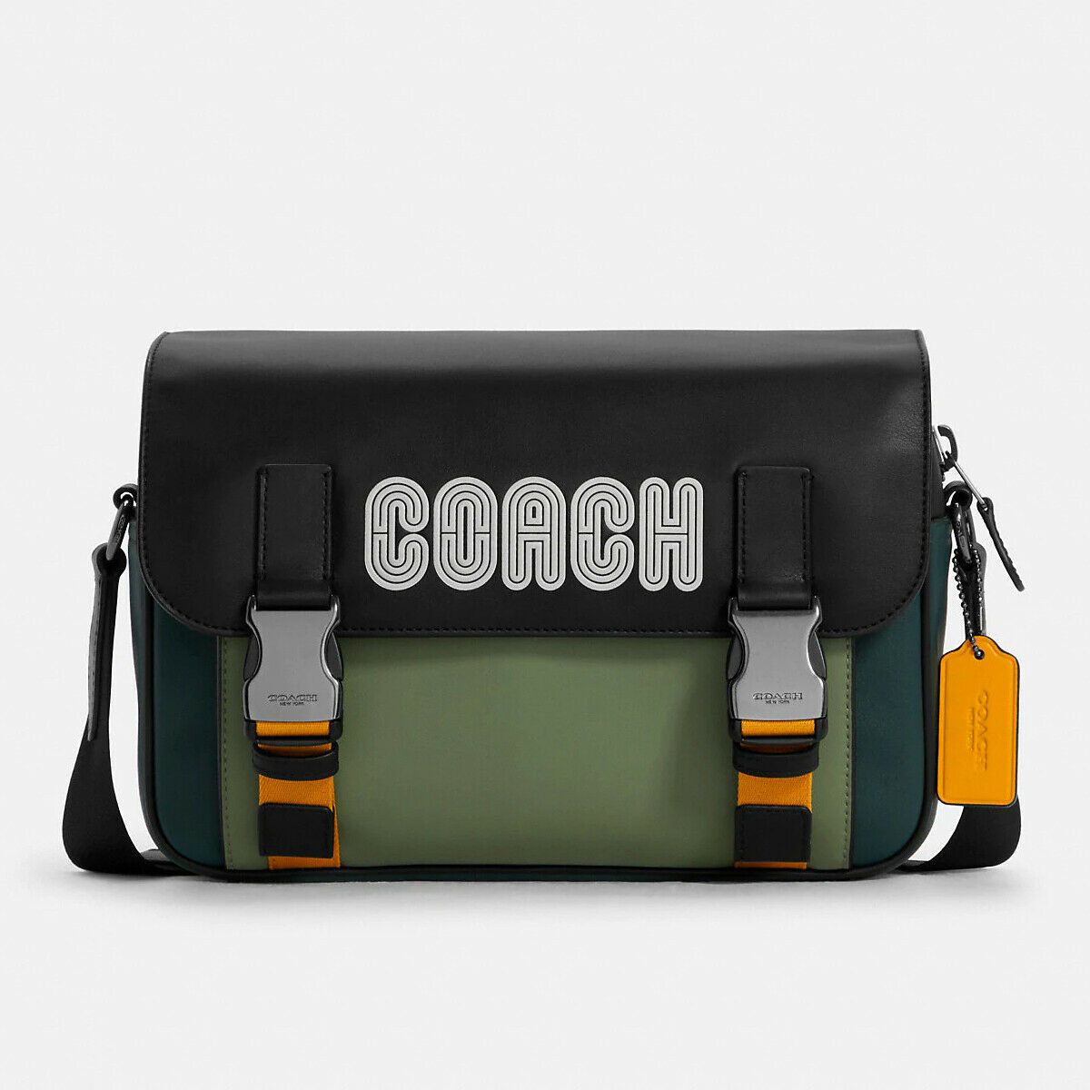 Coach Track Crossbody In Colorblock With Coach Patch | Grailed