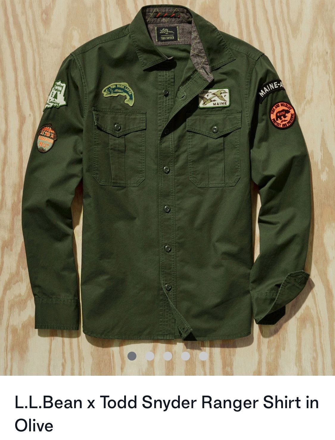 Todd Snyder Todd Snyder x LL Bean ranger shirt | Grailed