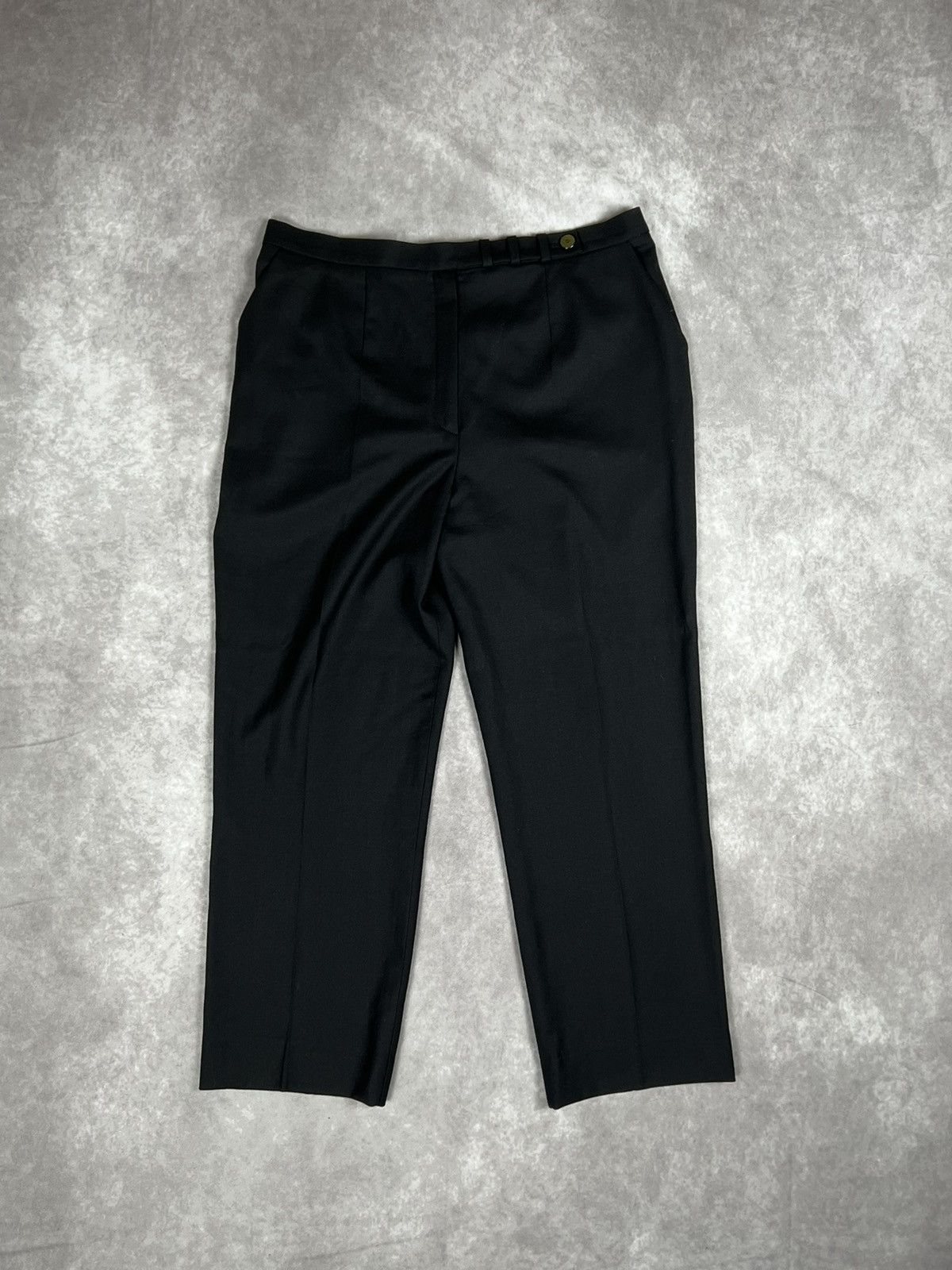 Escada × Streetwear × Vintage Wide Wool Escada Pants | Grailed