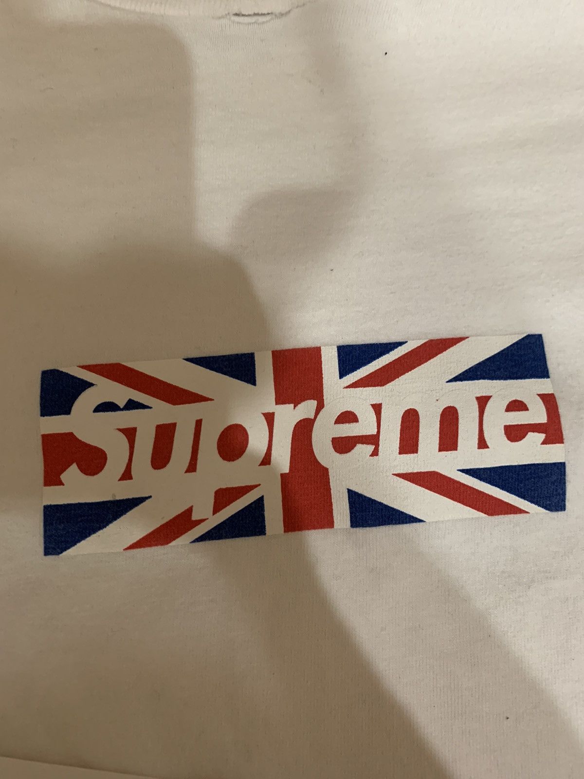 Supreme (NEED GONE) Supreme Union Jack Box Logo Tee | Grailed