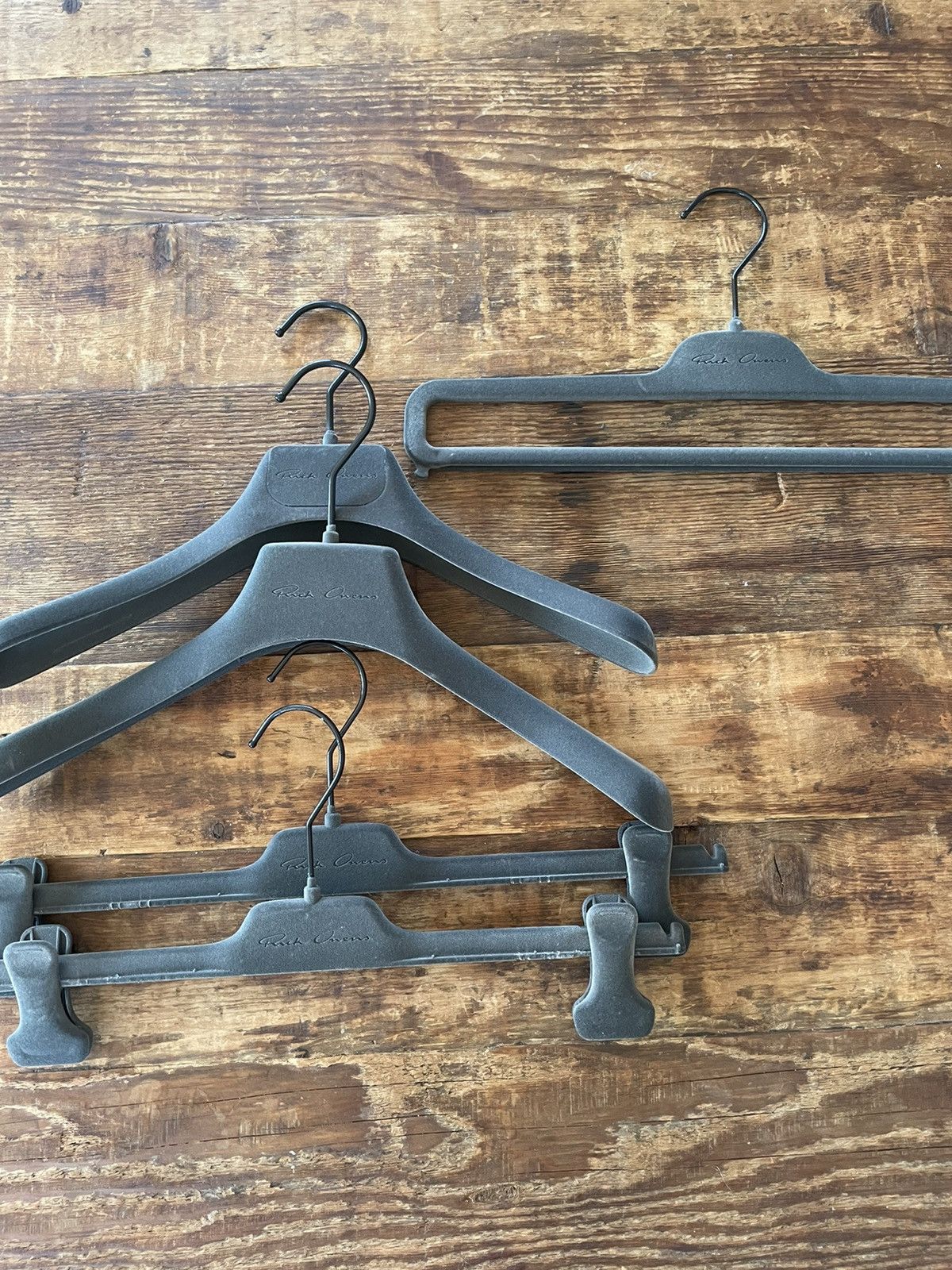 Rick Owens Rick Owens main line set of hangers | Grailed