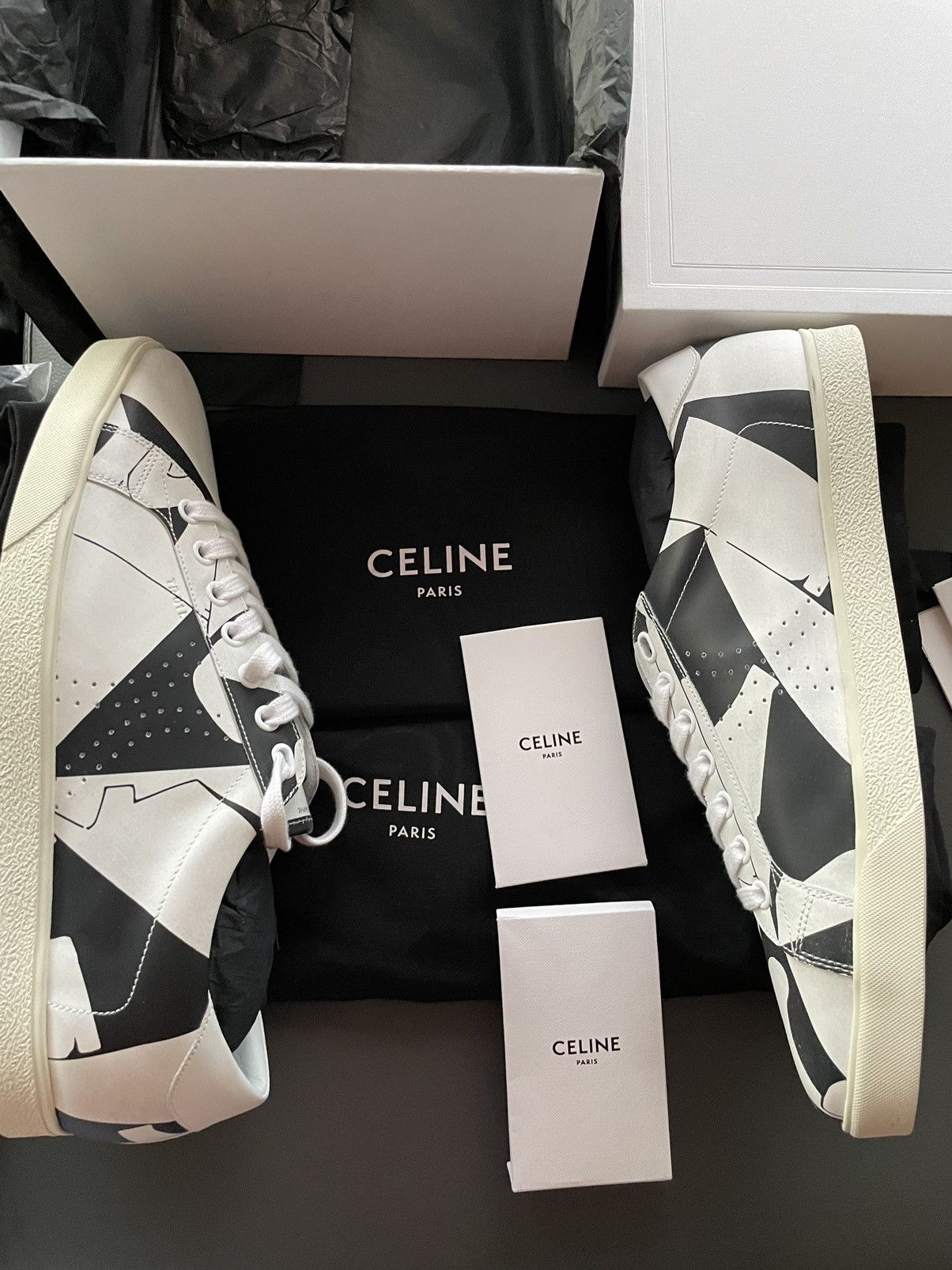 Celine × Hedi Slimane Celine Super Runway Hedi Slimane Triomphe Sneaker ...