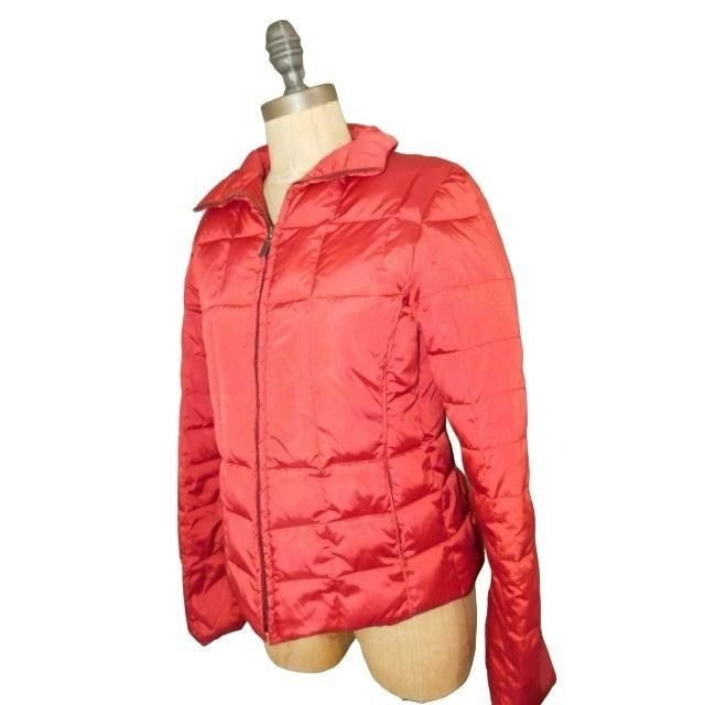 Andrew Marc Andrew Marc Size XS Dark Red Zip Puffer Down Jacket | Grailed