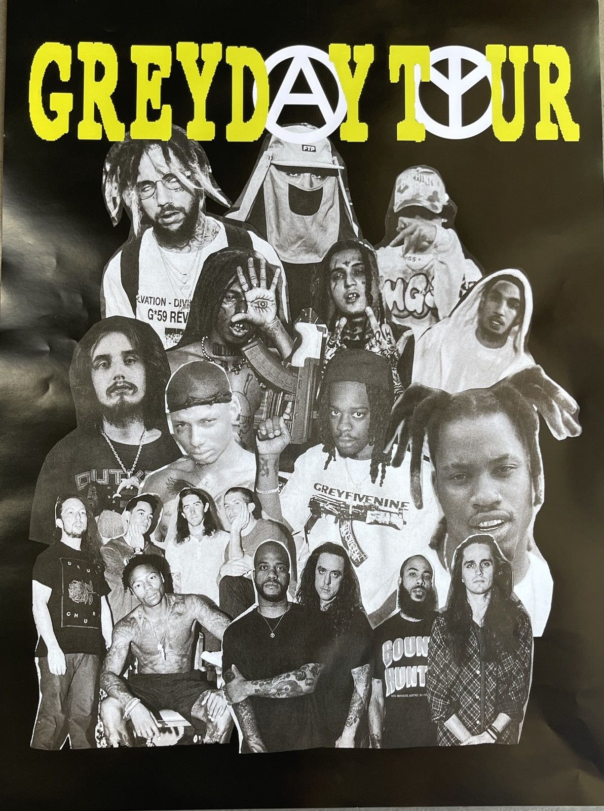 G59 Records × Pouya & $uicideboy$ Merch G59 Suicideboys $uicideboy$ 2019 GreyDay Tour Poster ...