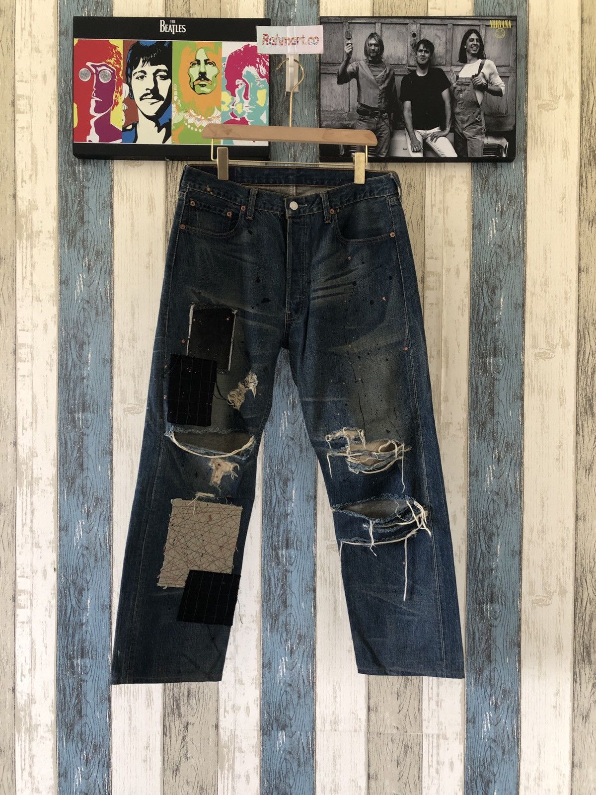Vintage Vintage Levi’s 501 Paint Splatter Jeans Undercover Style | Grailed