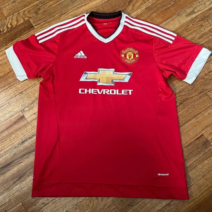 Adidas Adidas Manchester United Chevrolet soccer jersey | Grailed