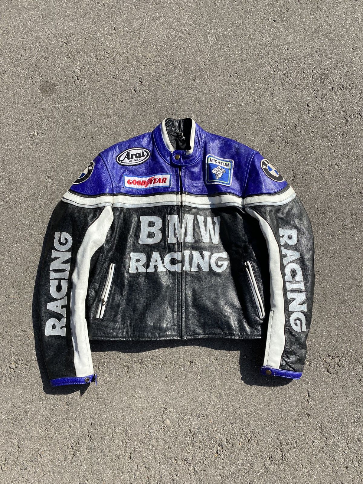 Vintage VTG BMW Racing Leather Jacket | Grailed
