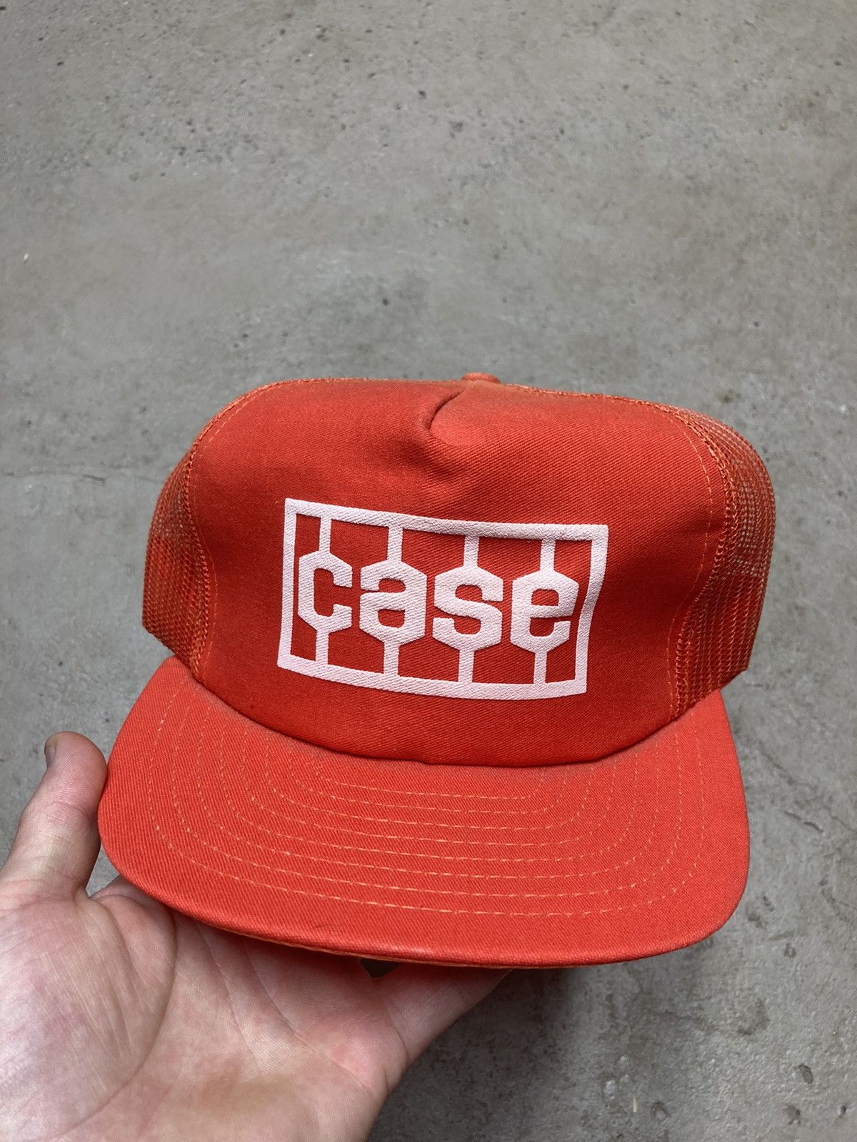 Made In Usa × Trucker Hat × Vintage Vintage mesh trucker hat case ...