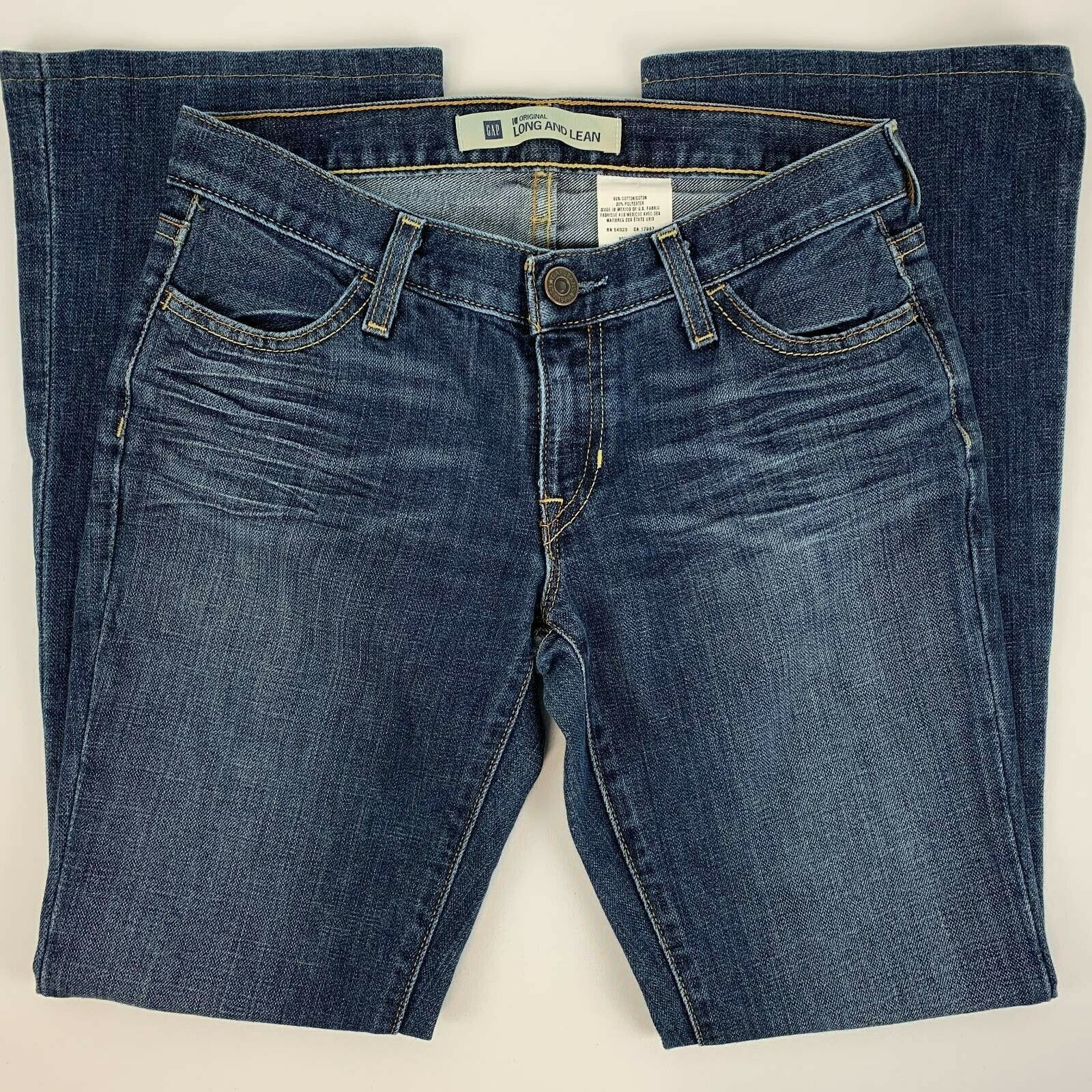Gap Gap Original Womens Long And Lean Boot Cut Jeans Blue Pocket | Grailed