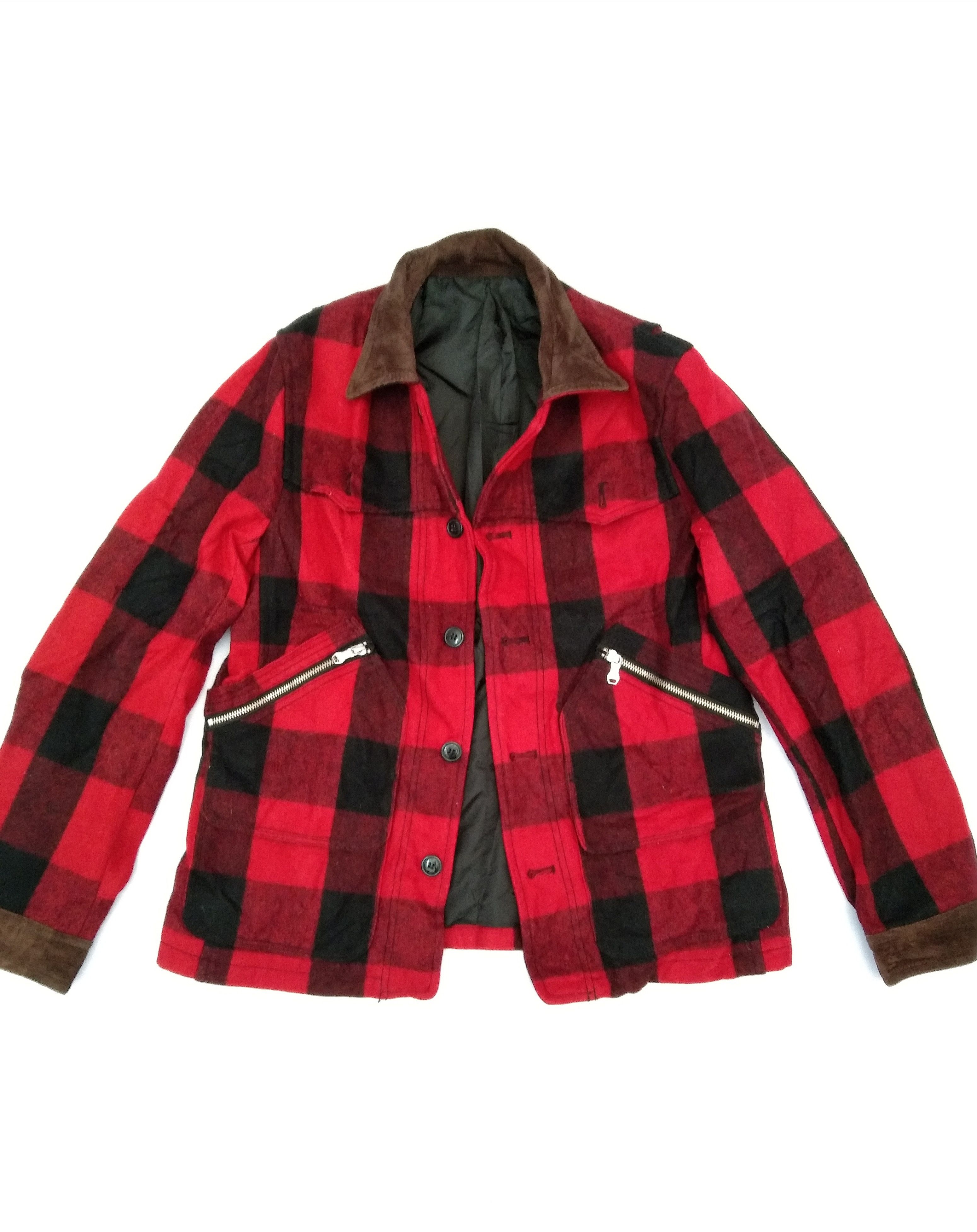 Takeo Kikuchi Tk Mixpice Wool Blend Red Checker Japanese Retro Punk ...