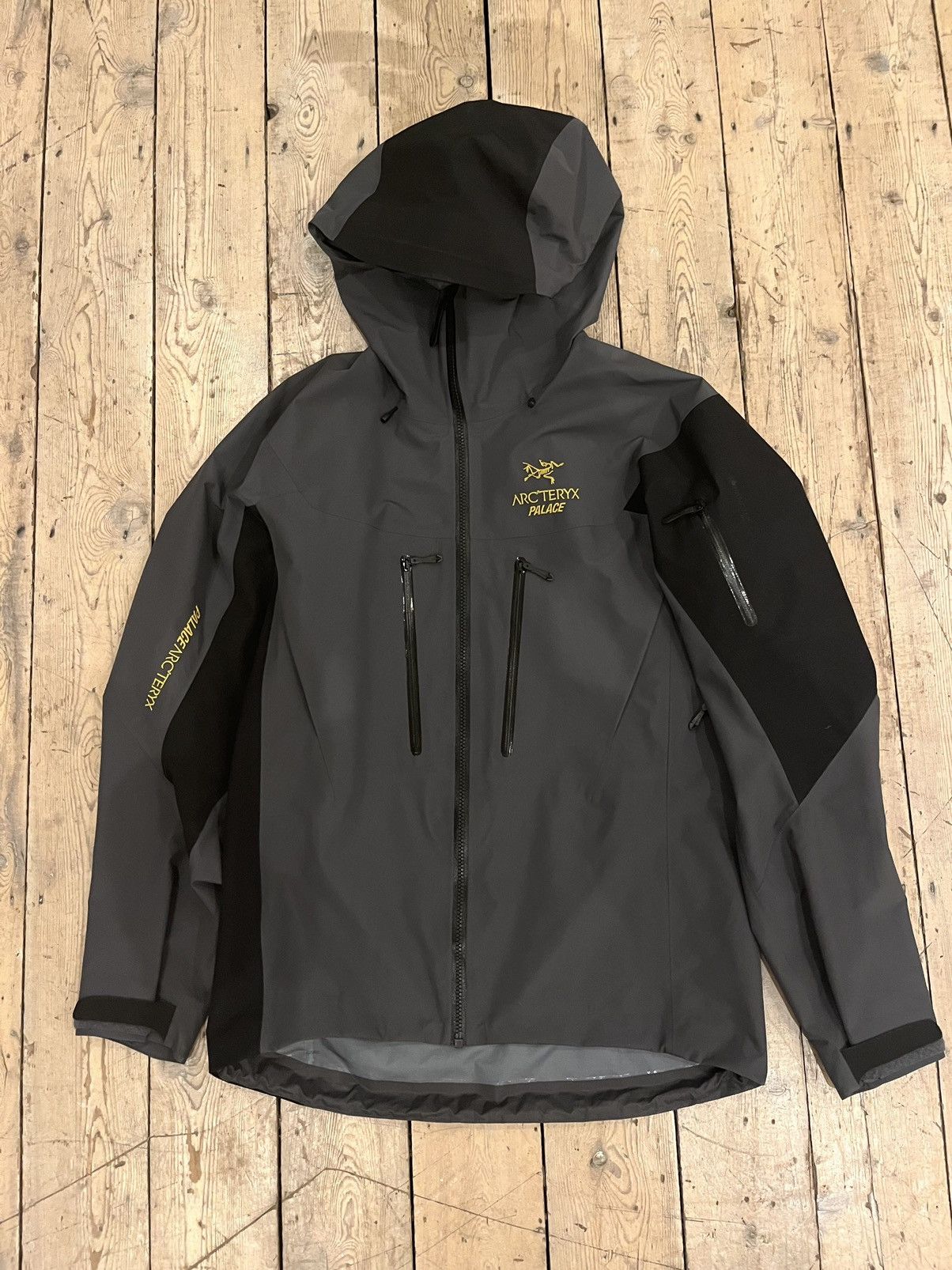 Arc'teryx × Palace Palace x Arc’teryx Alpha SV Jacket Grey | Grailed