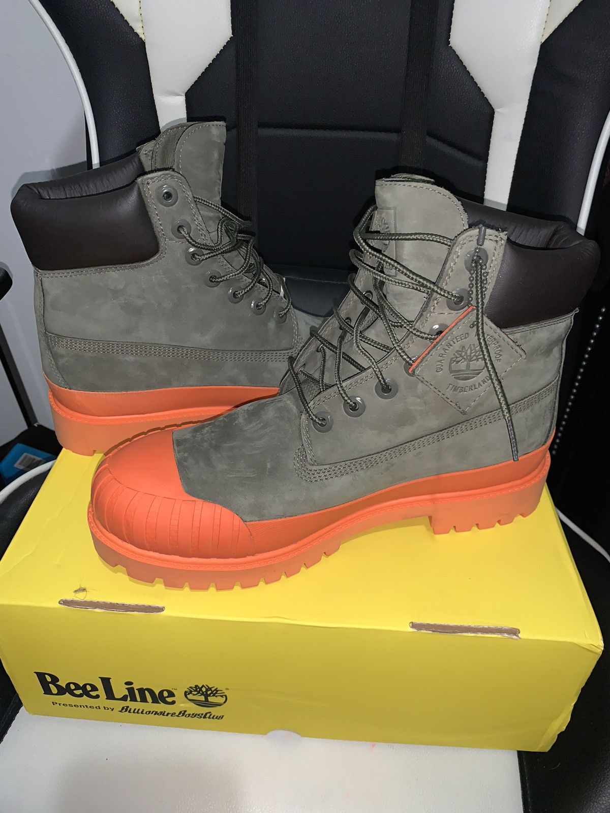 Timberland Mens Bee Line x Timberland 6 inch Waterproof Boot Dark Green ...