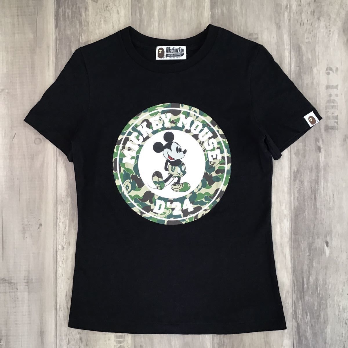 Bape BAPE × Disney D24 Limited ABC camo Mickey mouse T-shirt | Grailed