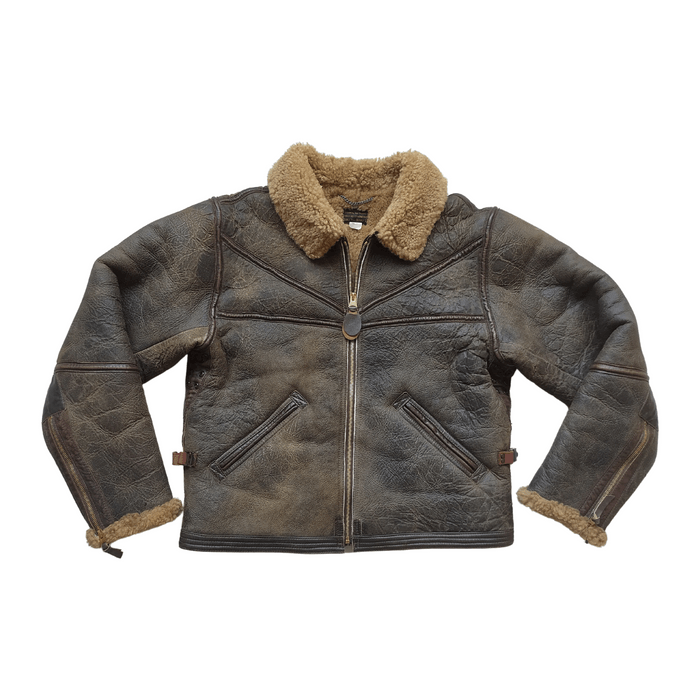 RRL Ralph Lauren Double RL Leather-Trim Shearling Jacket $3900 | Grailed