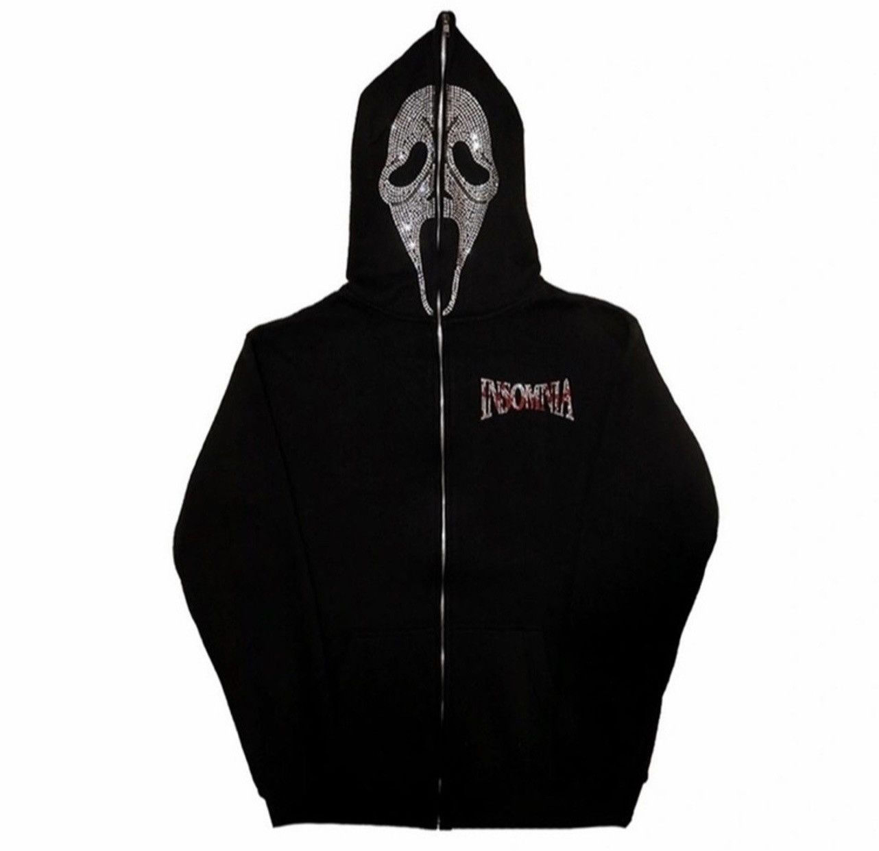Insomnia Visuals × Streetwear Insomnia Scream Full Zip-Up Hoodie | Grailed