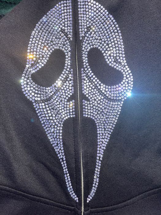 Streetwear Insomnia Scream Full Zip-Up Hoodie | Grailed