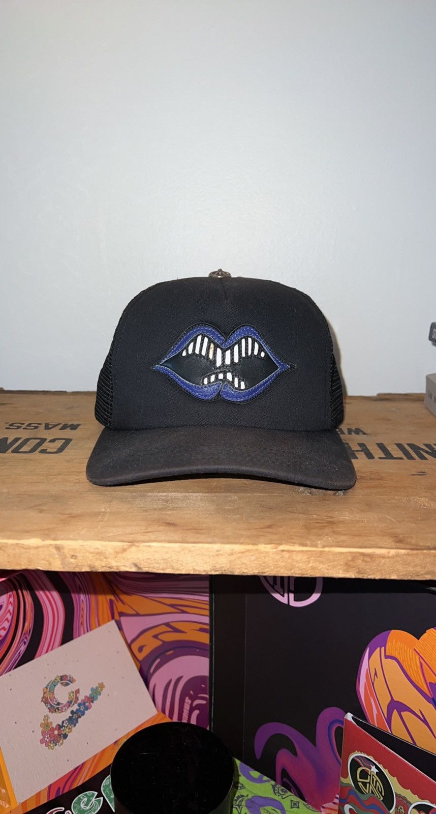 Chrome Hearts Chrome Hearts Matty Boy Blue Chomper Trucker | Grailed