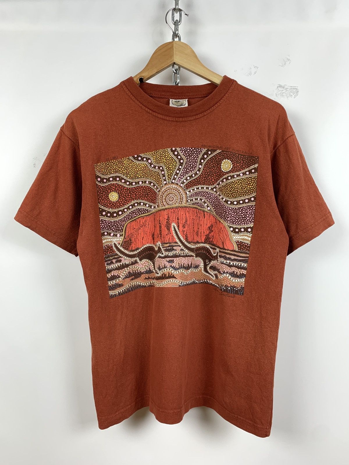 Art × Vintage 90s Vintage Danny Eastwood Aboriginal Art Australia T ...