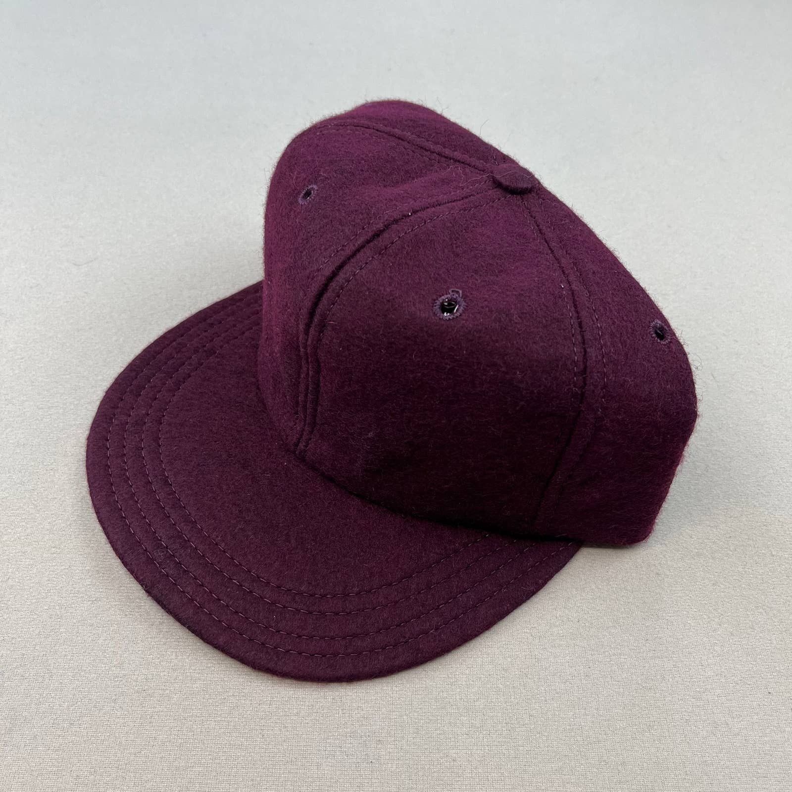 Vintage Vintage 60s Wilson Wool Fitted Baseball Cap Hat Small Maroon ...