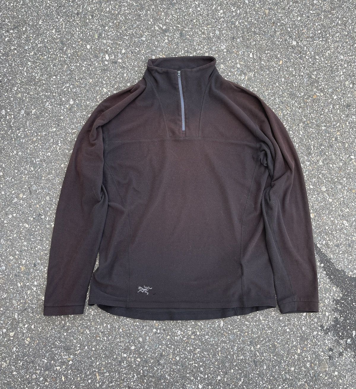 Arc'teryx × Outdoor Life × Vintage Vintage Arcteryx Waffle Knit 1/4 Zip ...
