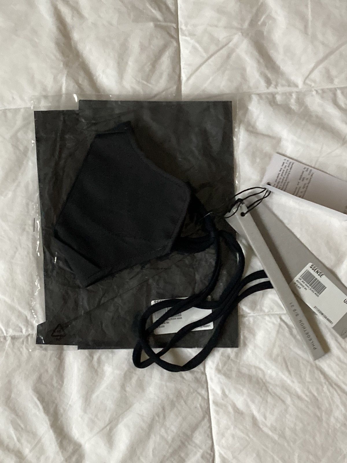 Rick Owens Small Mask Face Covering SS21 Phlegethon | Grailed