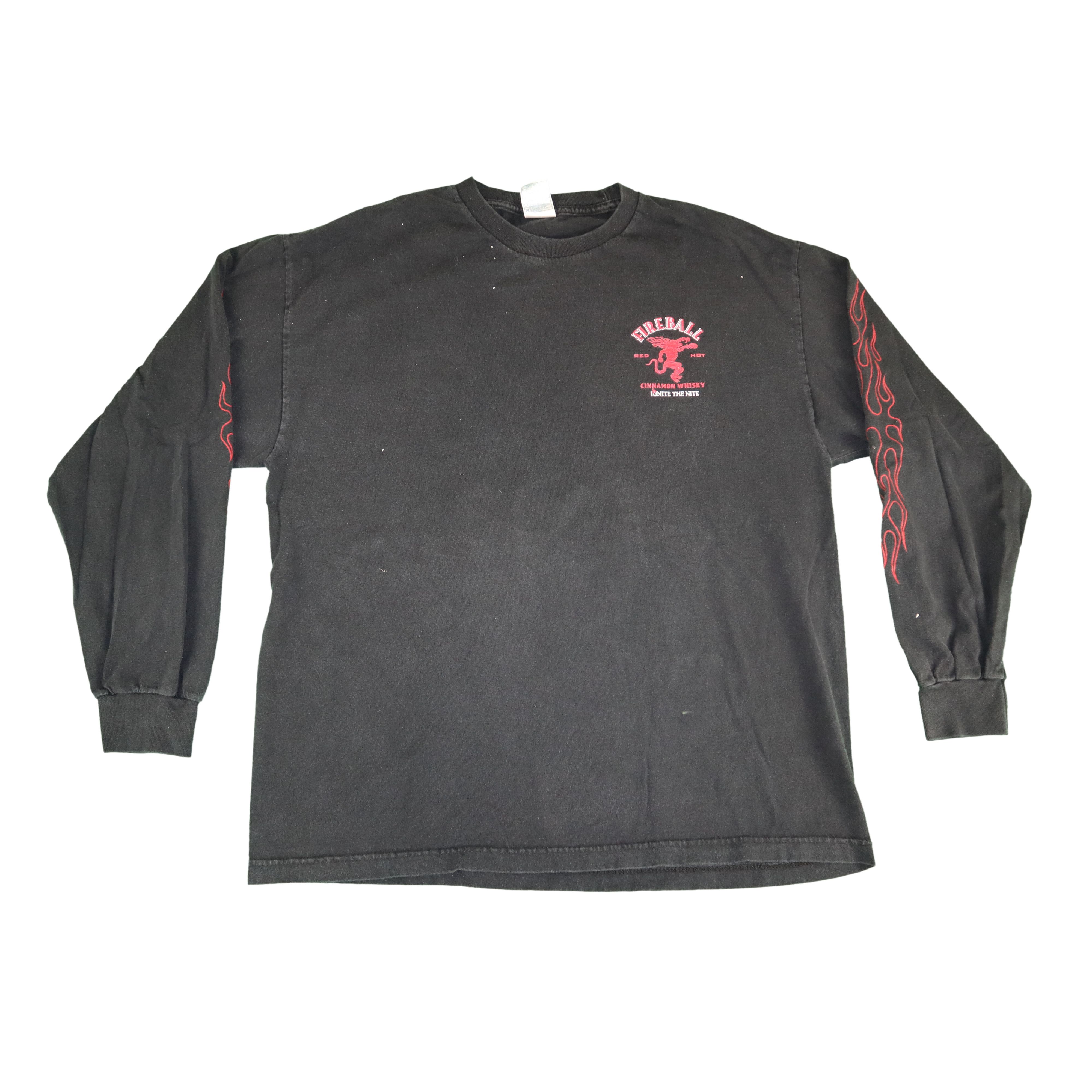 Aaa Y2K Fireball Cinnamon Whiskey long sleeve shirt | Grailed