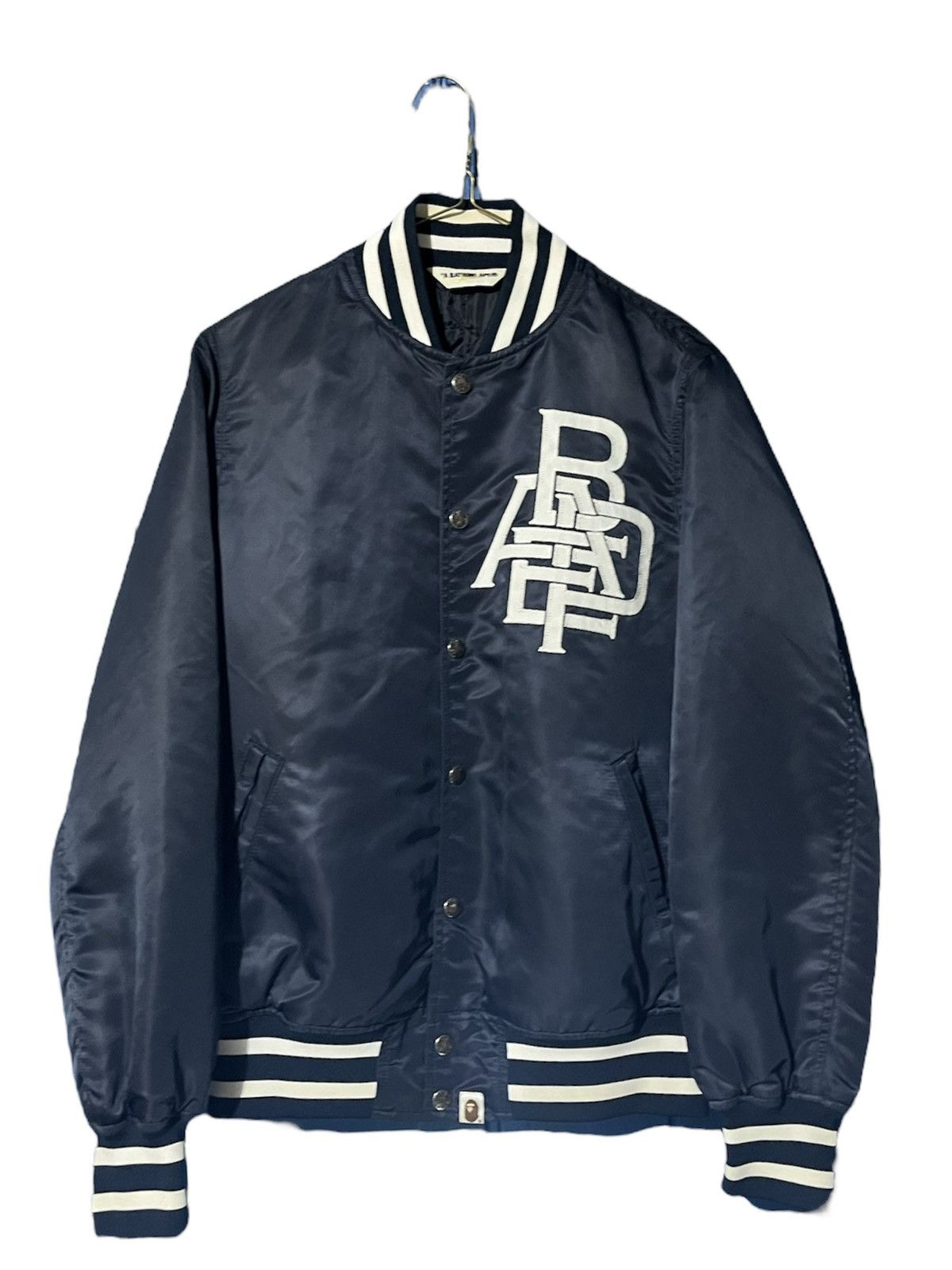 Bape Bape Bathing Ape Varsity Jacket Bomber Letterman Classic | Grailed
