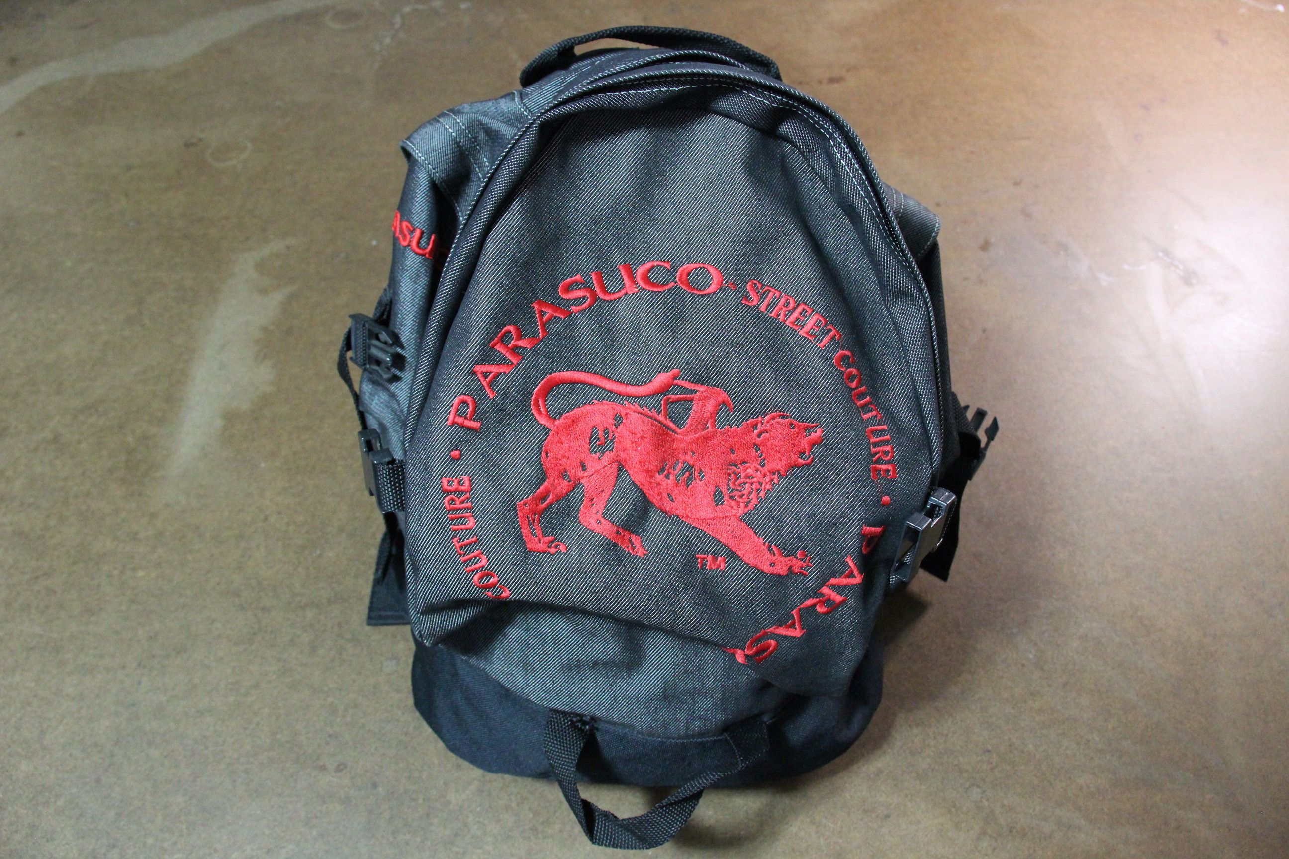 Vintage Vintage Parasuco Denim Knapsack Backpack | Grailed