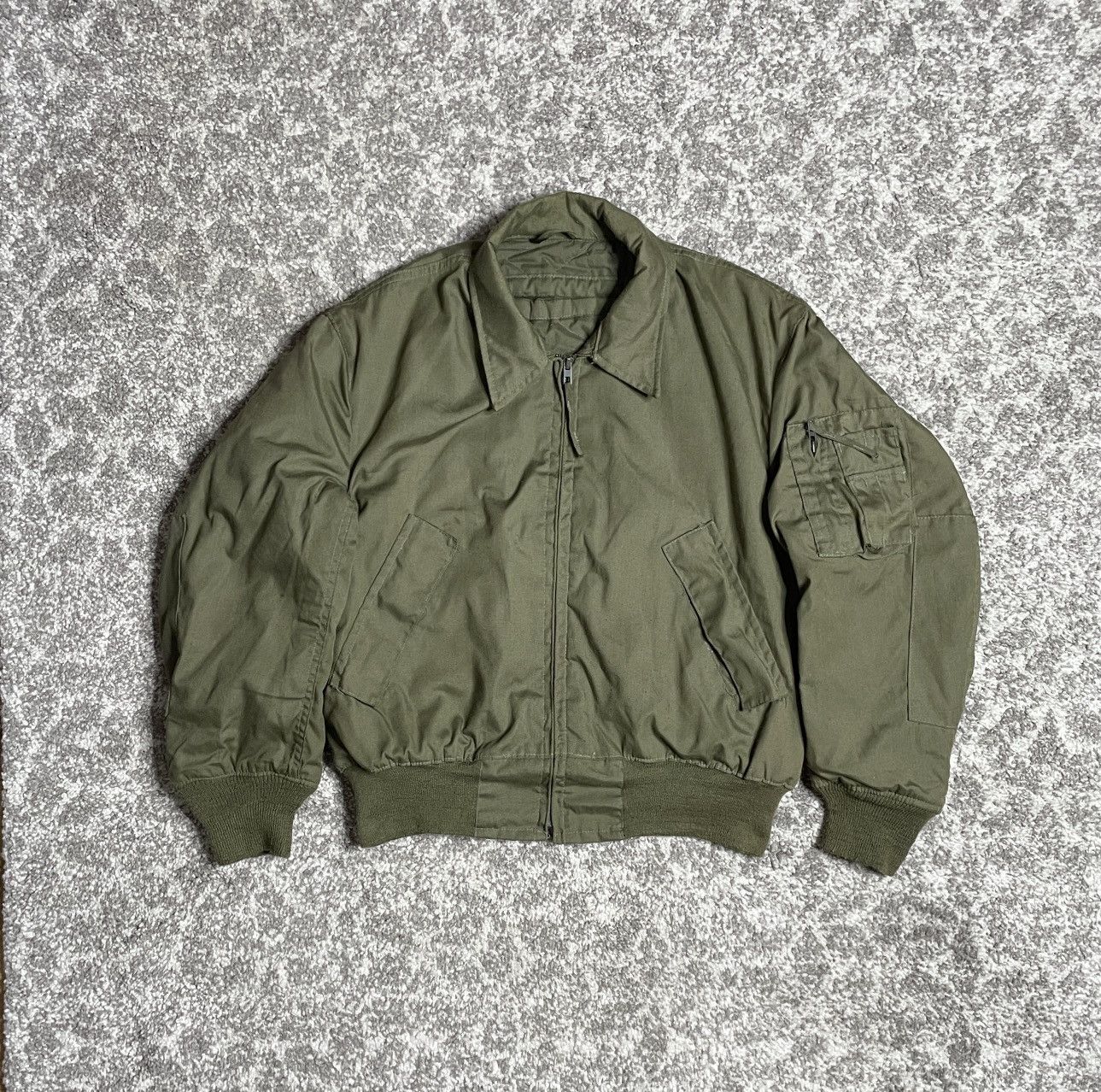 Vintage Vintage Green Khaki Bomber Cold Weather Jacket US Army | Grailed