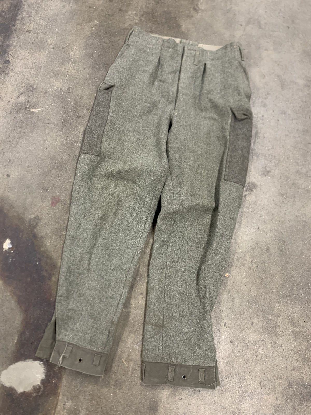 Military × Streetwear × Vintage Vintage East German Wool Military Pants ...