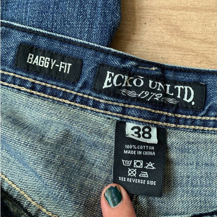 Ecko Unltd. Vintage Ecko Unltd. Snakeskin Baggy Jeans | Grailed