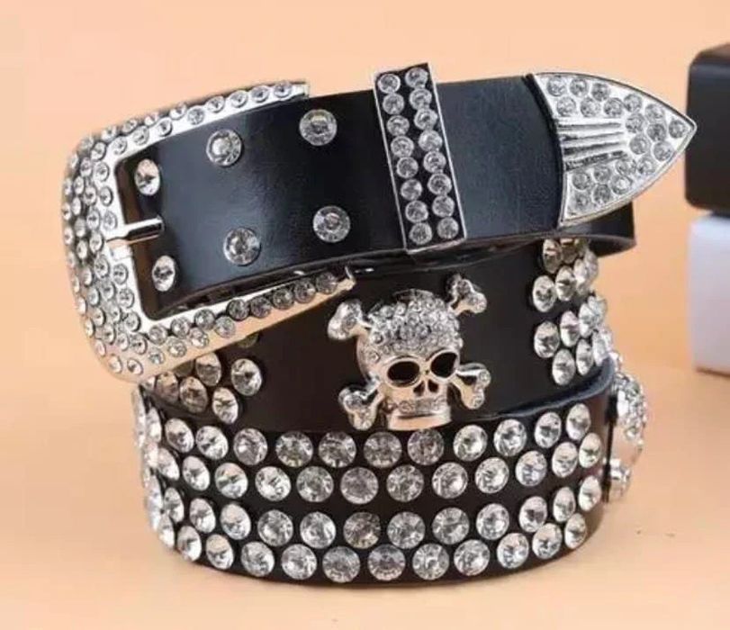 Vintage ♥Rare Japanese style vintage iced out punk belt | Grailed