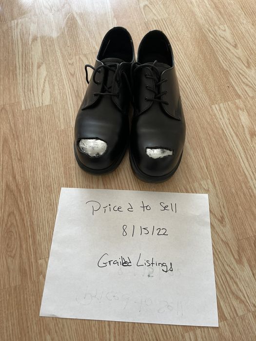 Raf Simons X Dr. Martens Exposed Steel Toe Shoes | Grailed