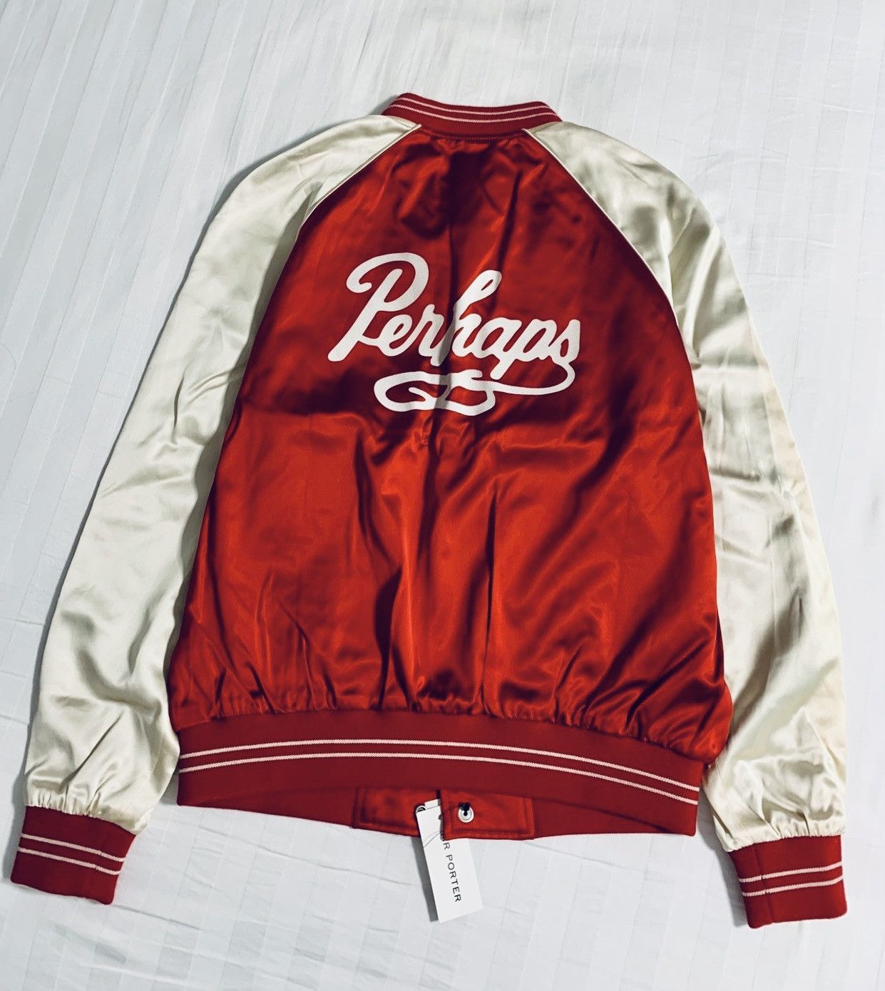 Celine Celine Appliquéd Colour-Block Satin Bomber Jacket | Grailed