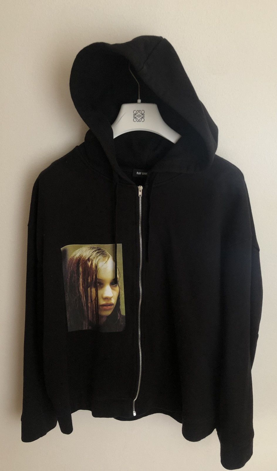 Raf Simons Raf Simons FW18 Christiane F. Wet Hair Zip Up | Grailed