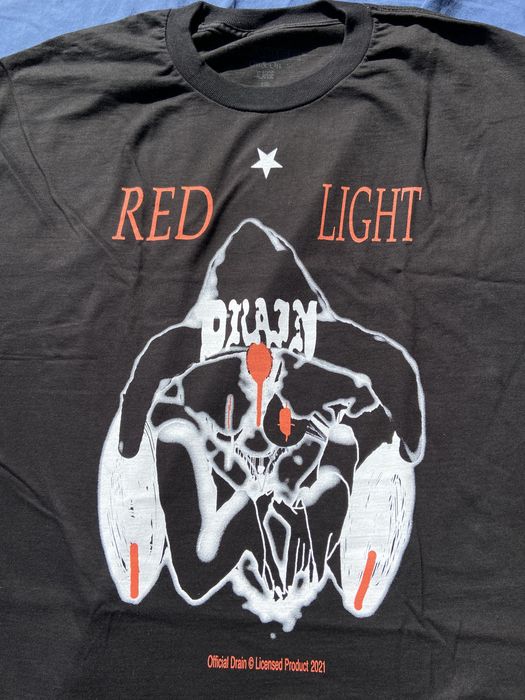 Sad Boys Bladee Red Light T-shirt (Black) | Grailed