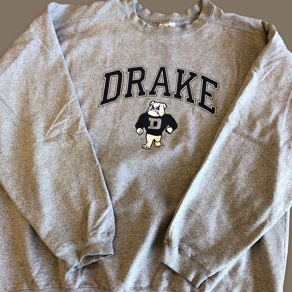 Vintage Vintage 90s Drake University Spell Out Crewneck/ XXL C21 | Grailed