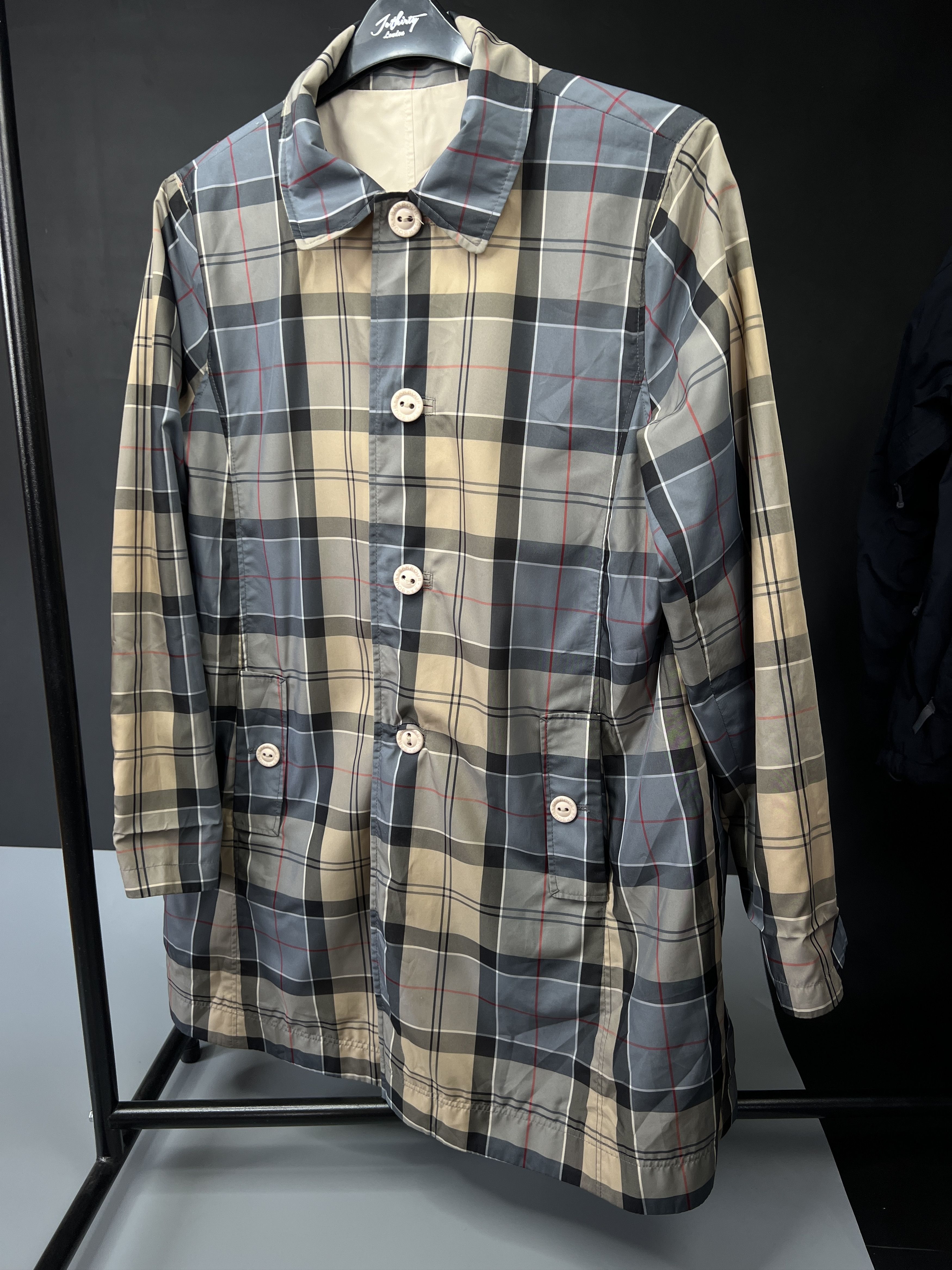 Barbour BARBOUR reversible derby Mac waterproof coat Beige | Grailed