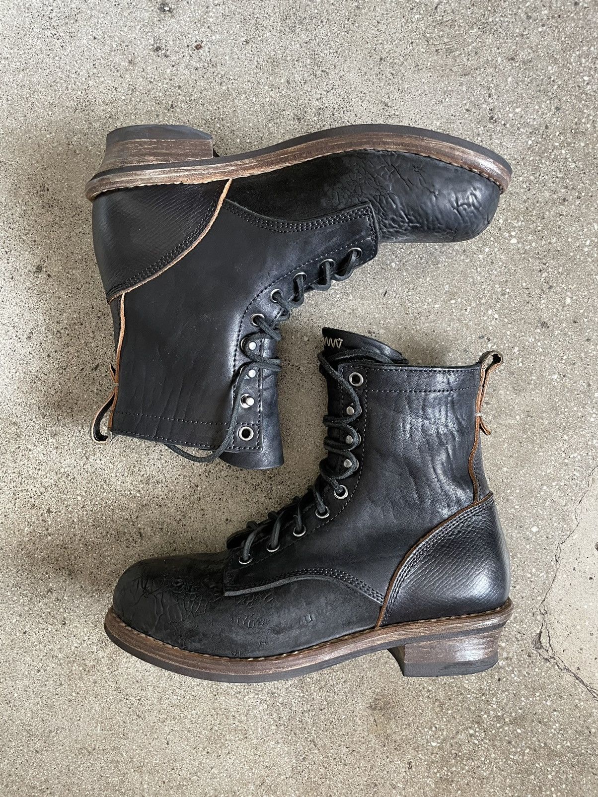 Visvim Poundmaker Folk Black | Grailed