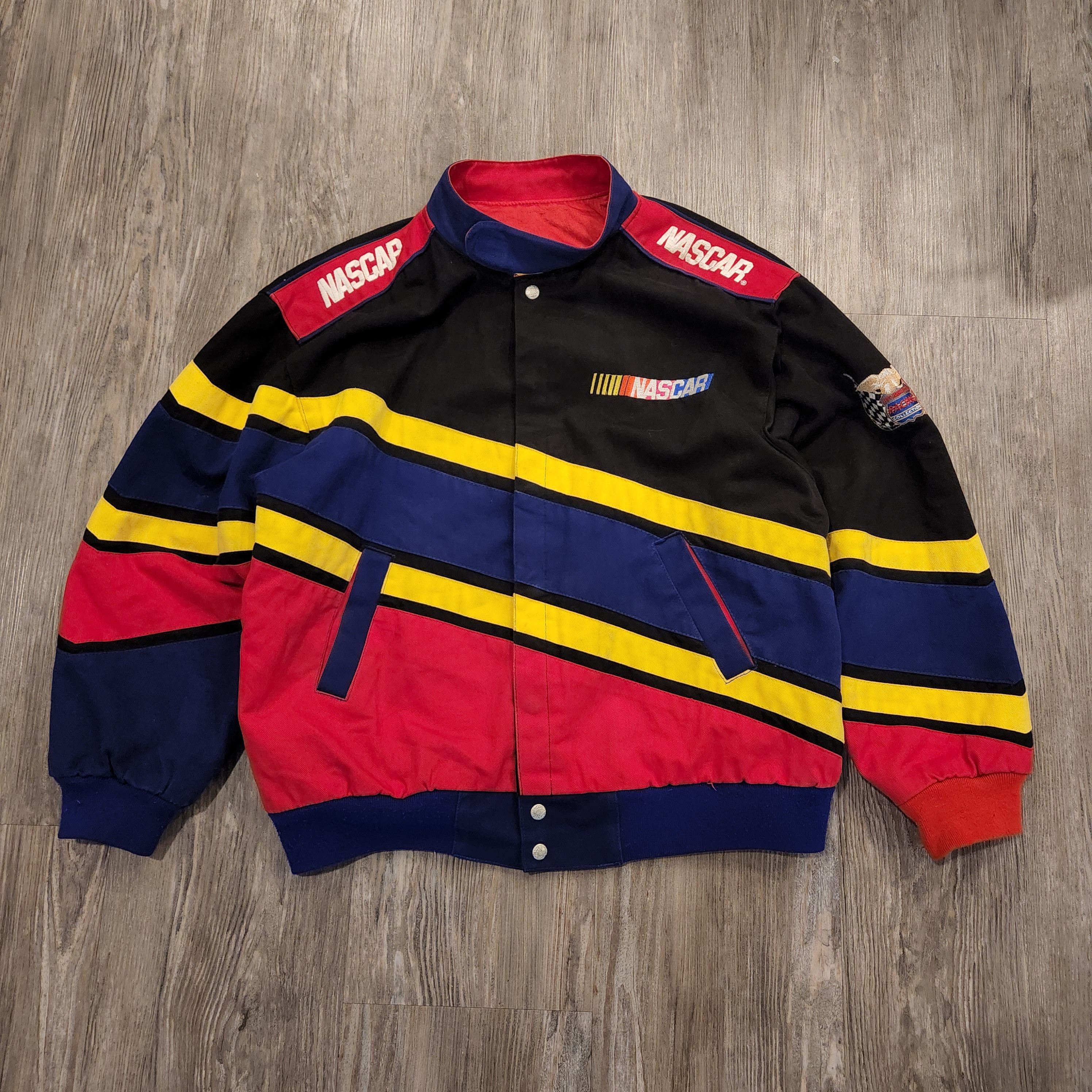Jeff Hamilton × NASCAR × Vintage Vintage 90s Nascar Racing Jacket USA ...
