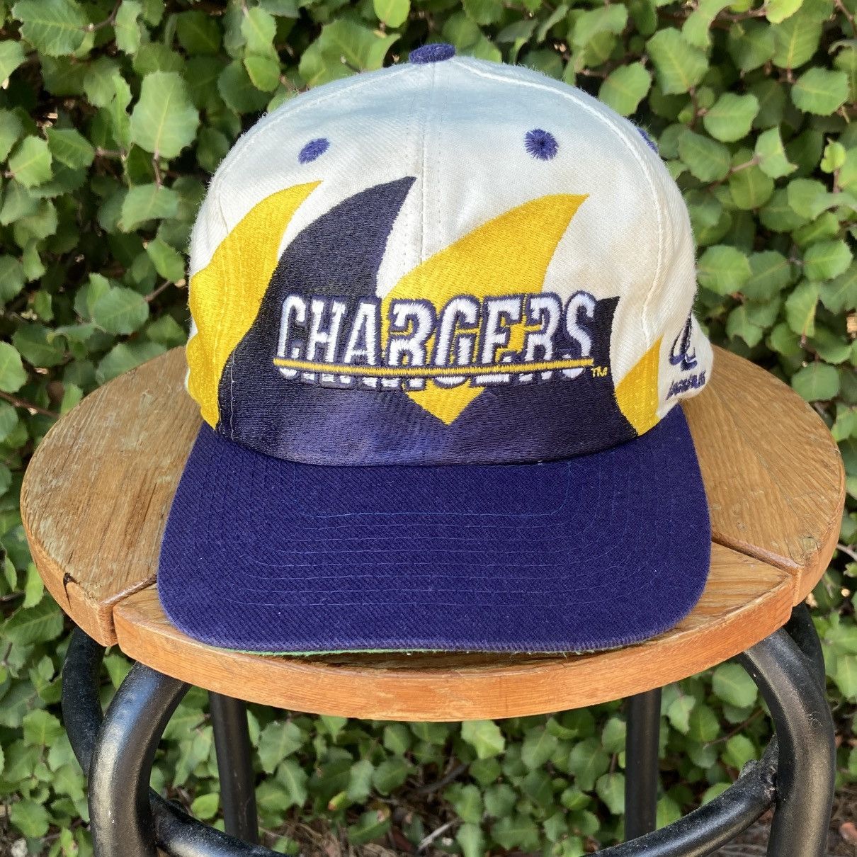 Vintage 90s NFL Logo Athletic Double Sharktooth Vintage Snapback Hat ...