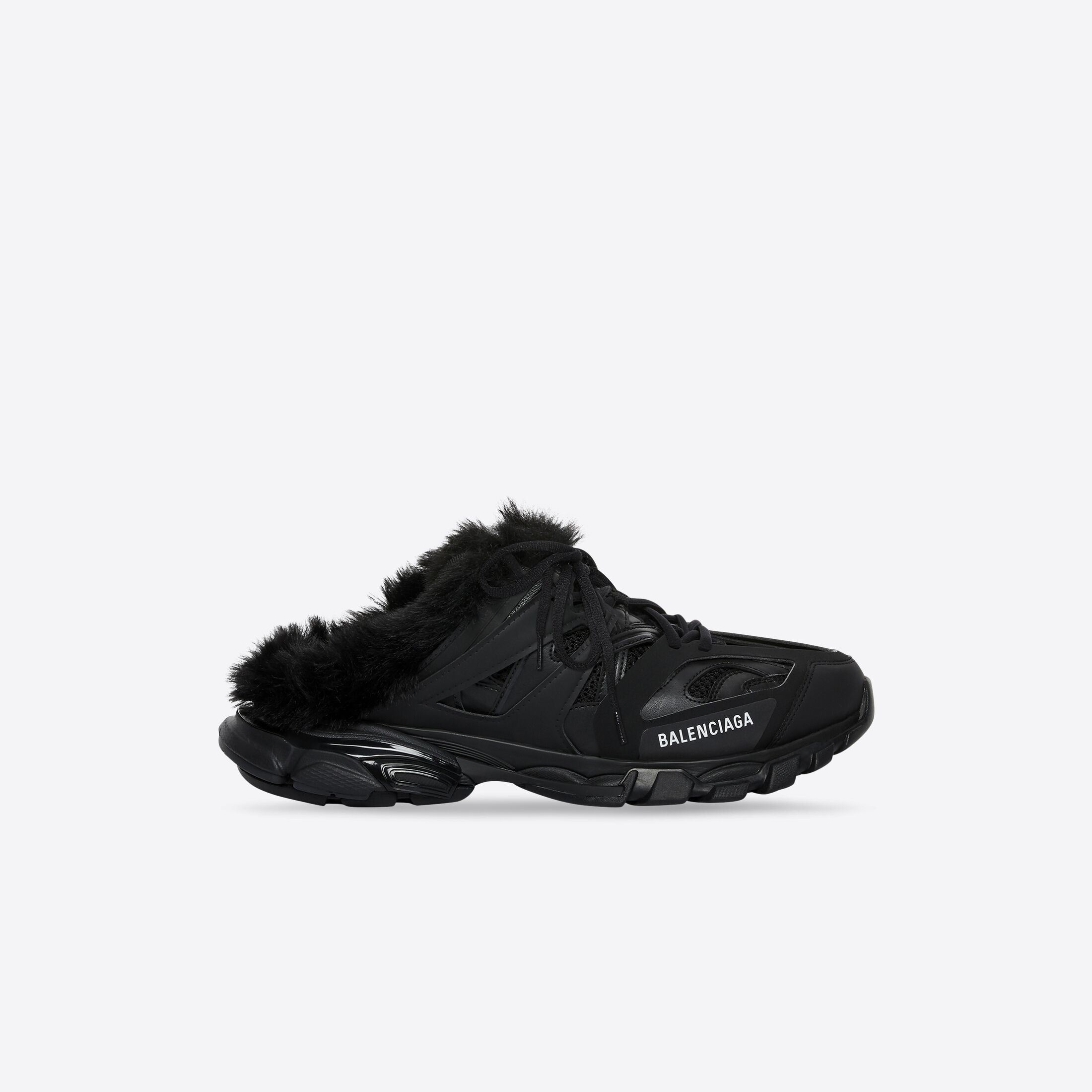 Balenciaga TRACK MULE FAKE FUR | Grailed