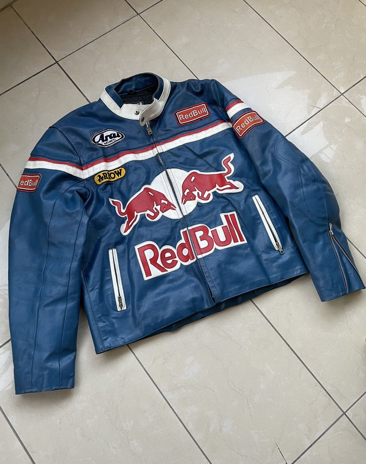 Racing × Red Bull × Vintage Vintage Redbull Leather Jacket | Grailed