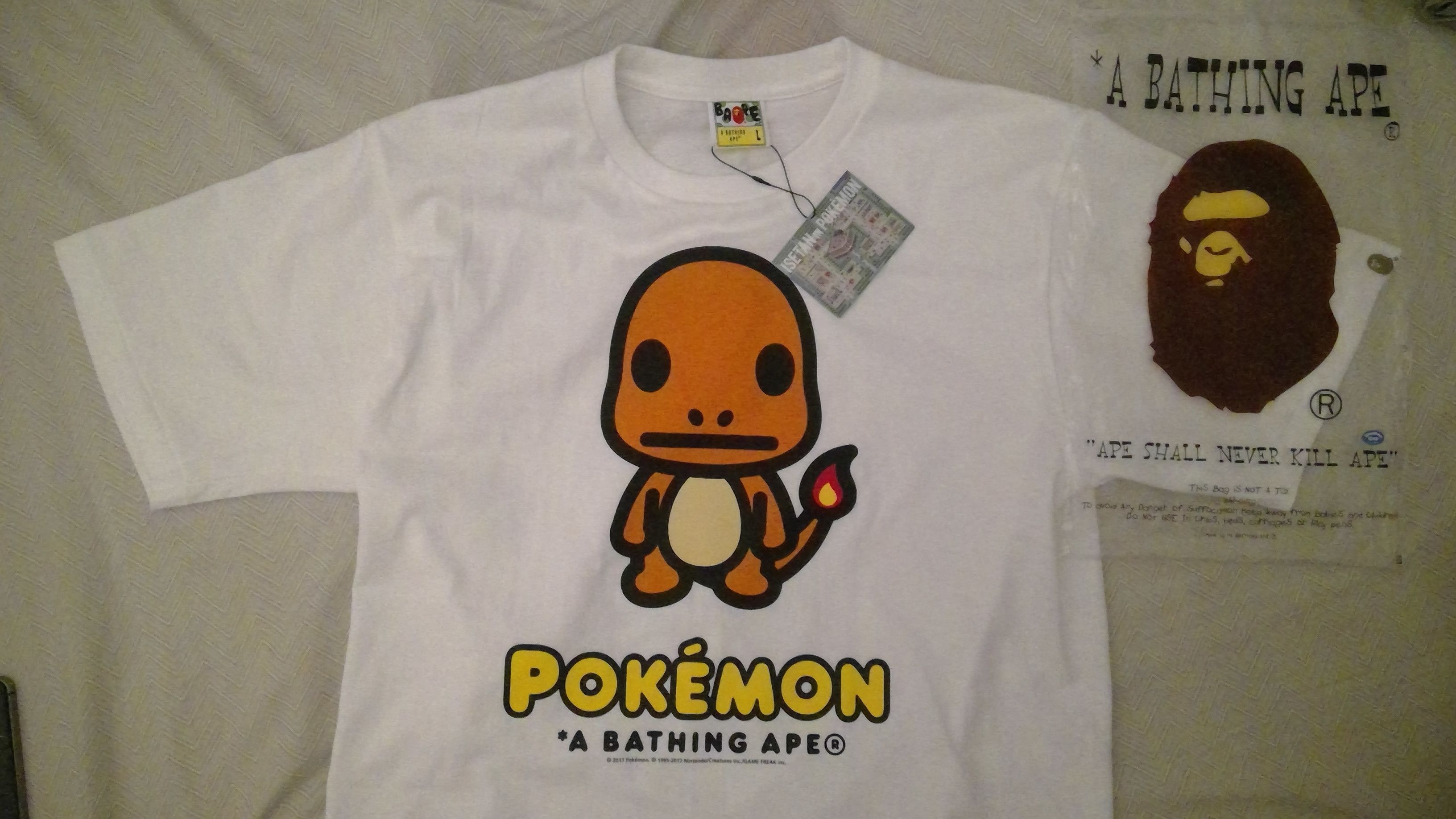 Bape Bape X Pokemon Collab 2017 Charmander | Grailed