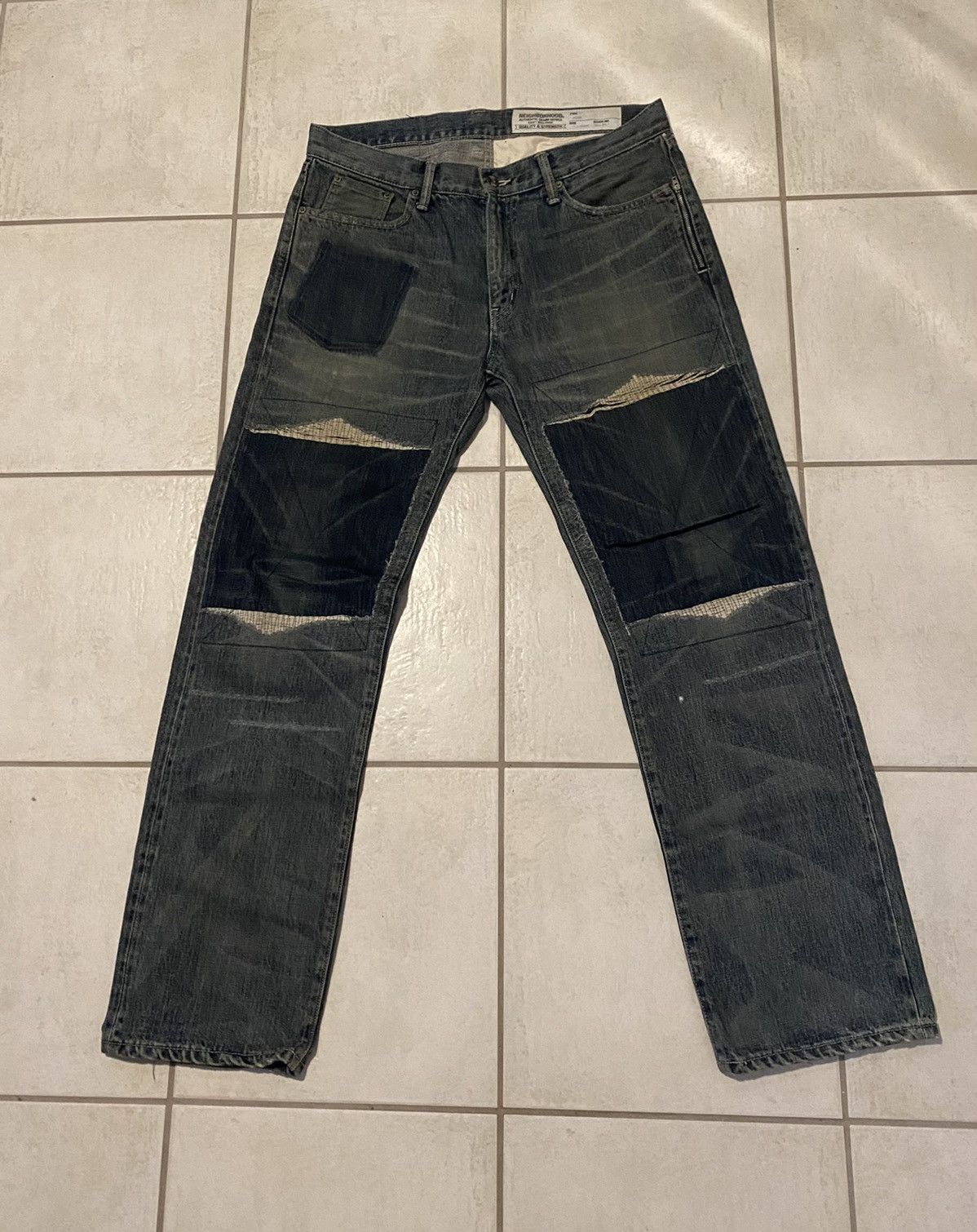 Neighborhood NEIGHBOURHOOD DISTRESSED BANDANNA PRINT | Grailed