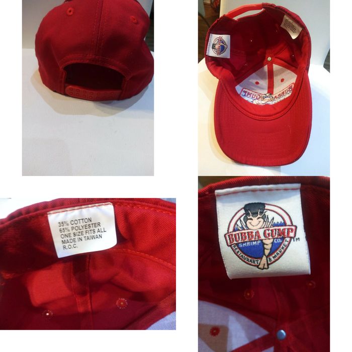 Vintage Bubba Gump Shrimp Forrest Gump Hanks Snapback Hat Cap Trucker ...