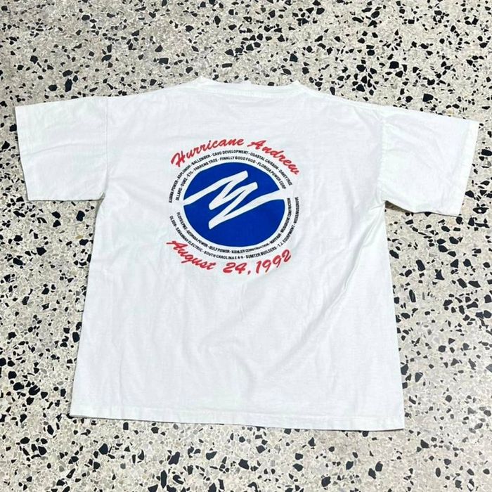 Vintage VINTAGE SINGLE STITCH HURRICANE ANDREW TEE | Grailed