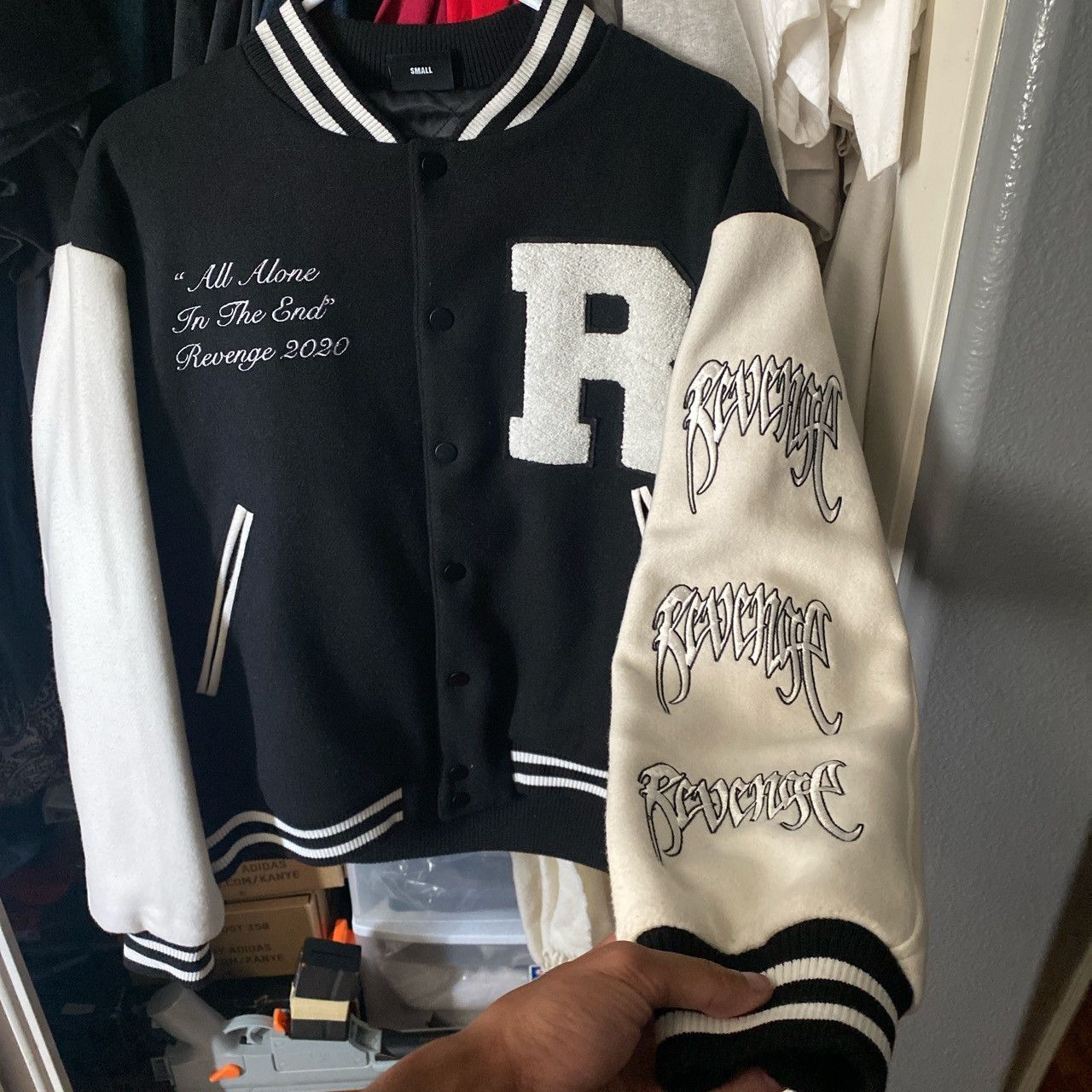 Revenge revenge varsity jacket | Grailed