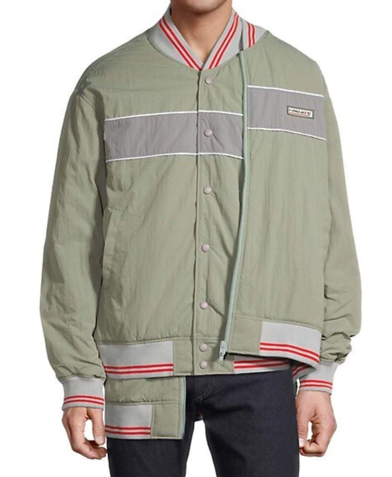 Y/Project Oversized Double-Stripe Deconstructed Bomber - UNISEX | Grailed