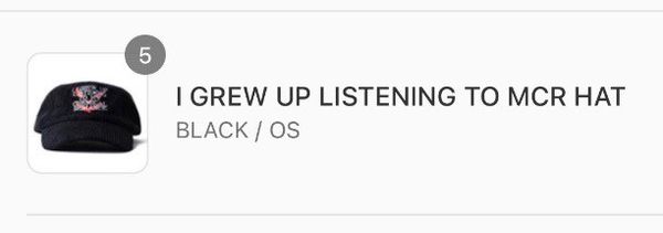 My Chemical Romance I Gee Up Listening To MCR Hat | Grailed